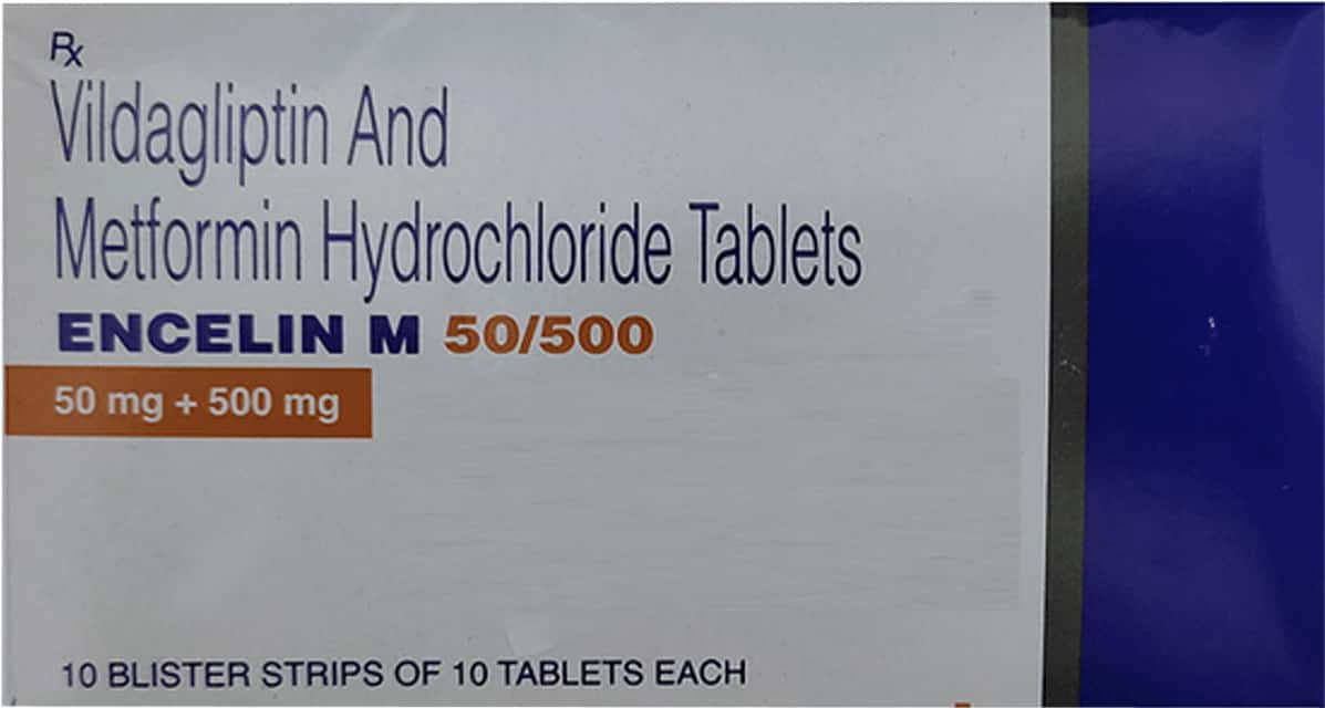 Encelin M 50/500mg Strip Of 10 Tablets: Uses, Side Effects, Price ...