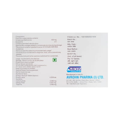 Buy Triosam 400 MG Tablet (10) Online & Save Up to 24% at PharmEasy