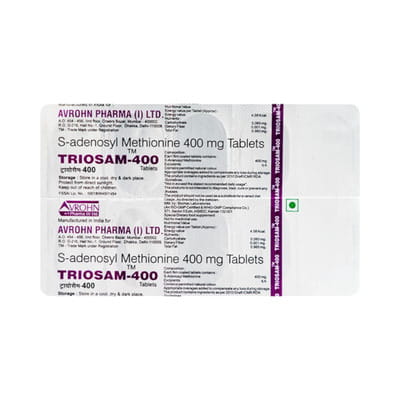 Buy Triosam 400 MG Tablet (10) Online & Save Up to 24% at PharmEasy