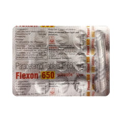 Flexon 650 Tablet: Uses, Side Effects, Price, Dosage & More Info ...