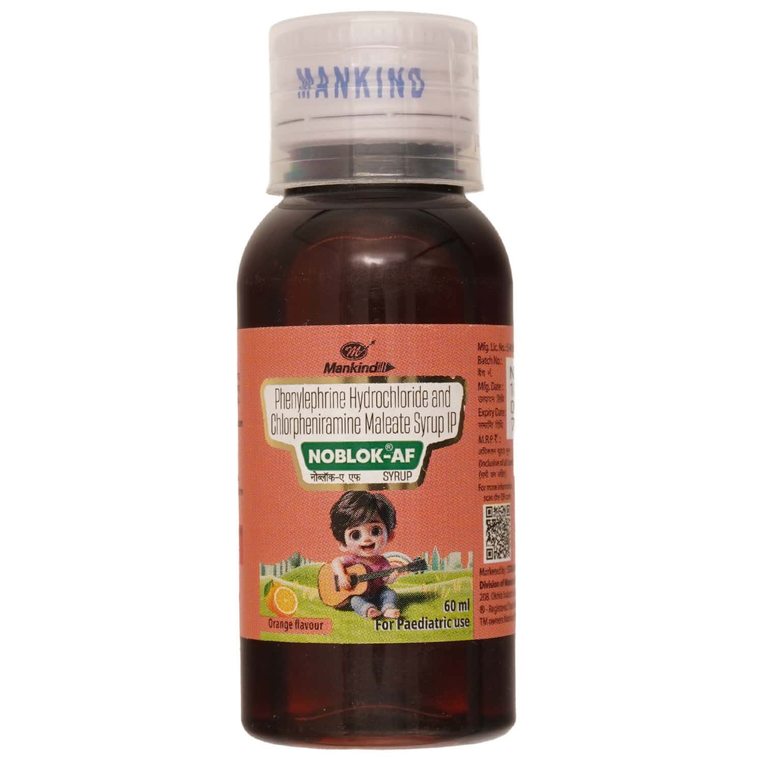 Noblok Af Orange Flavour Bottle Of 60ml Syrup: Uses, Side Effects ...