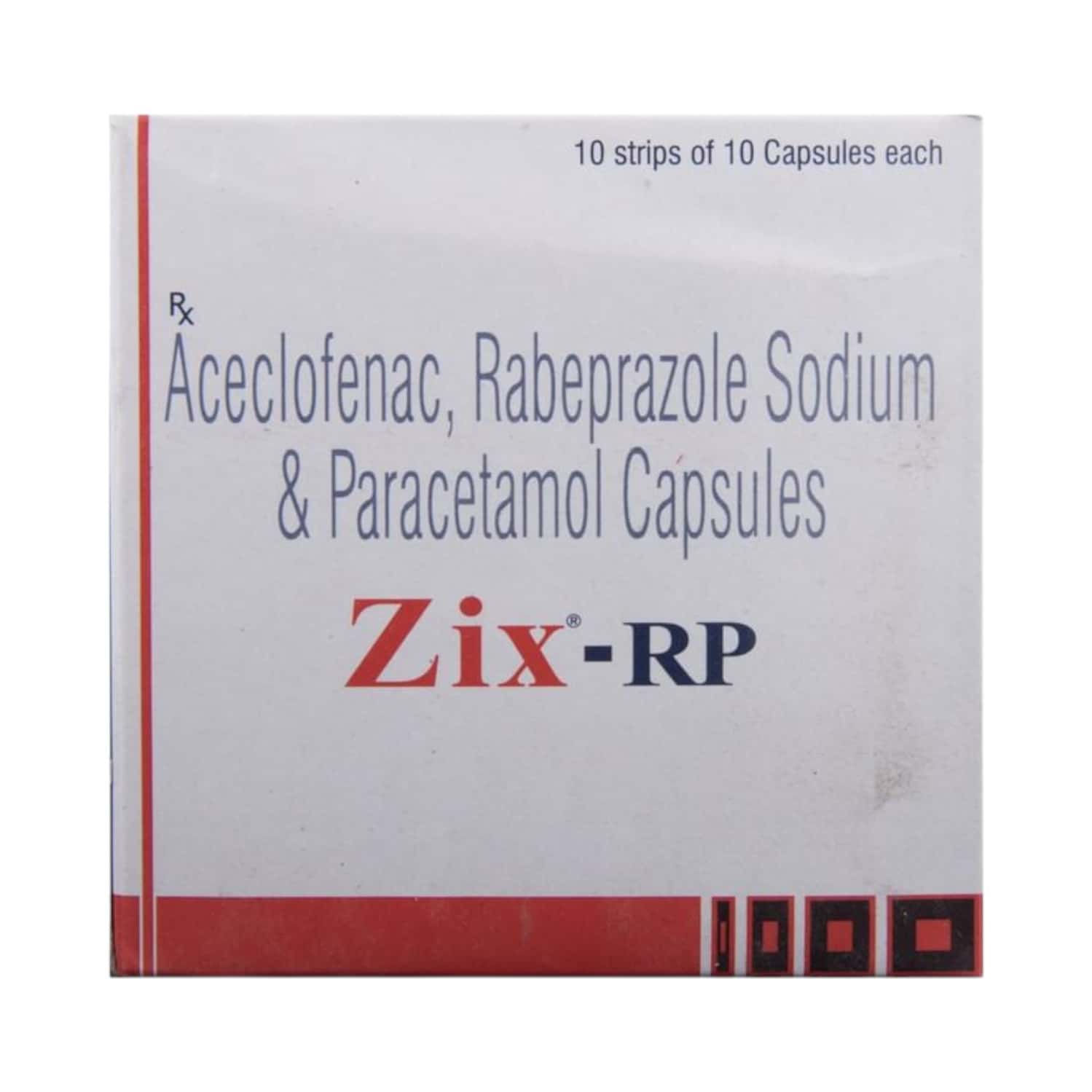 New Zix Rp Strip Of 10 Capsules: Uses, Side Effects, Price & Dosage ...