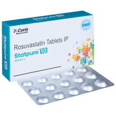 Statpure 10 MG Tablet (15): Uses, Side Effects, Price & Dosage | PharmEasy